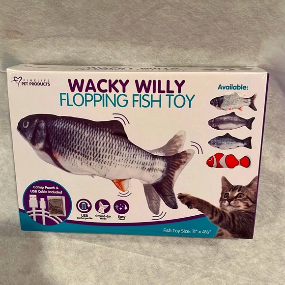 Finelife Pet Products | Cat | Wacky Willy Flopping Fish Toy | Poshmark